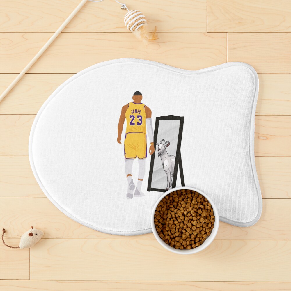 "LeBron James - LeGoat" Sticker by AYA-Design | Redbubble