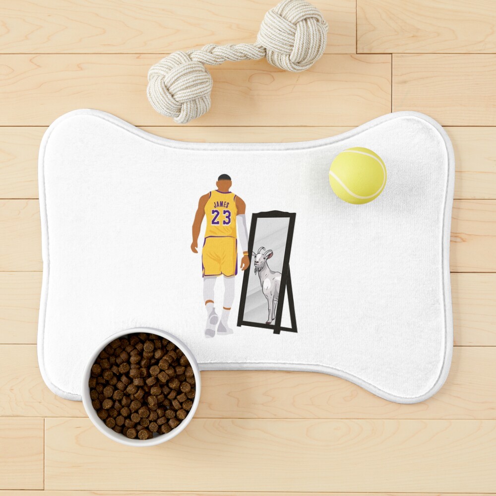 "LeBron James - LeGoat" Sticker by AYA-Design | Redbubble