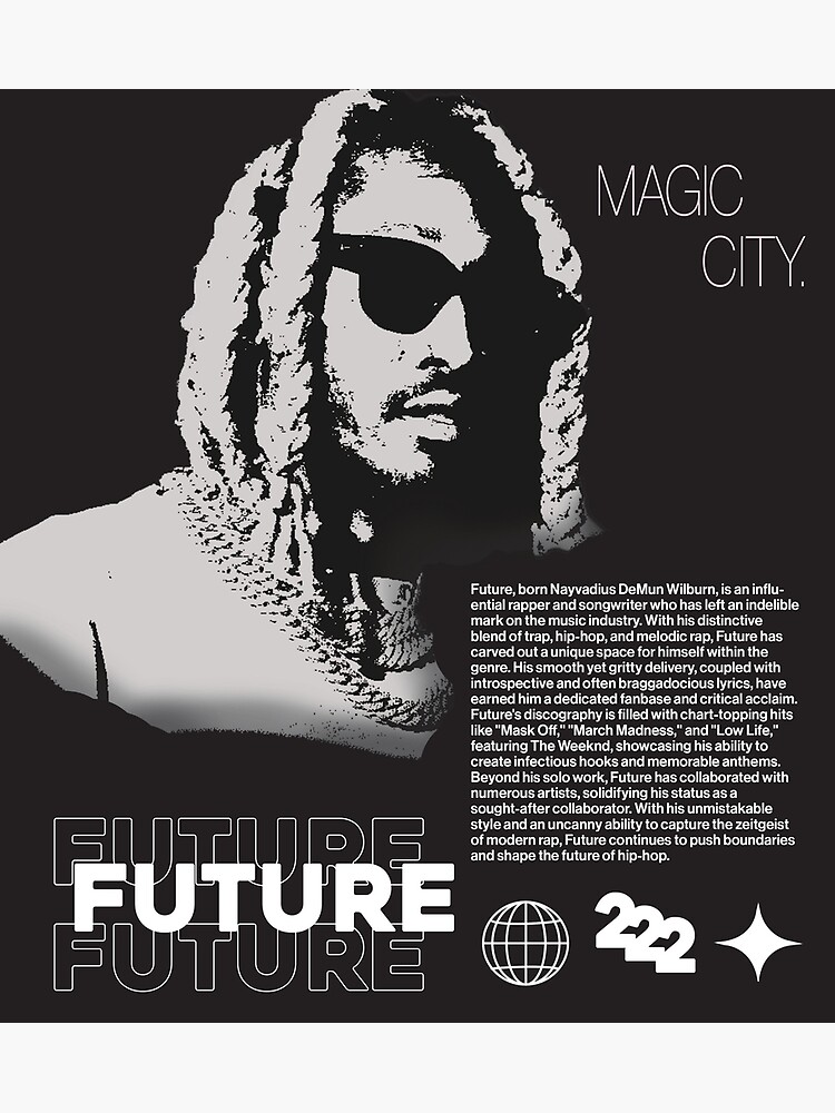 "Future Rap Poster" Poster for Sale by Ryan Pfeifer | Redbubble