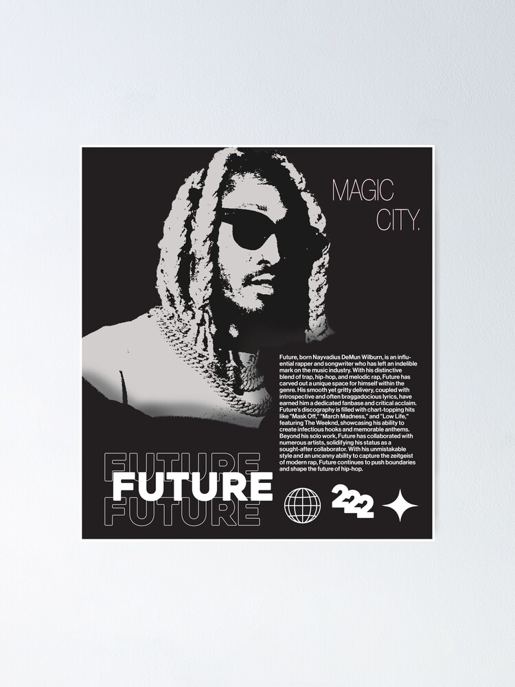 "Future Rap Poster" Poster for Sale by Ryan Pfeifer | Redbubble