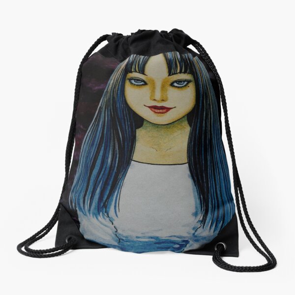 "Tomie by Junji Ito" Drawstring Bag by vugatti | Redbubble