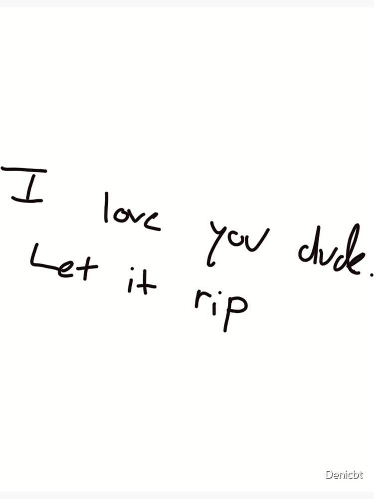 "The bear let it rip note Hulu fx tv show " Sticker for Sale by Denicbt ...