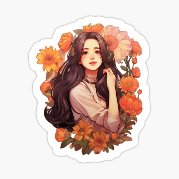 "Jisoo Flower Sticker" Sticker for Sale by 2ndSept | Redbubble