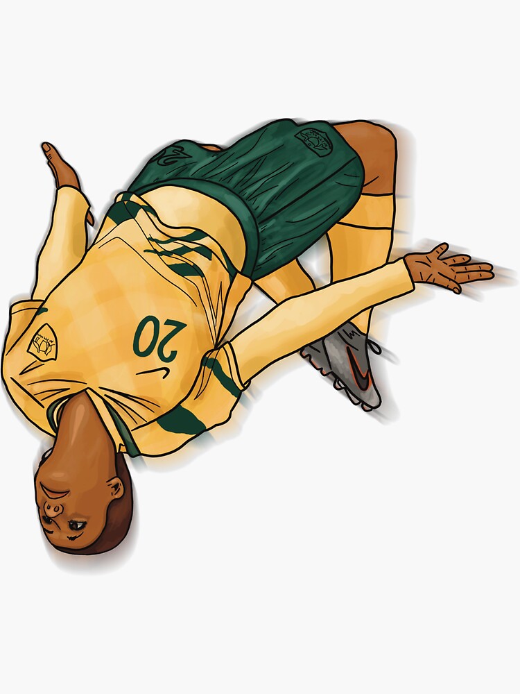 "Sam Kerr backflip " Sticker for Sale by kimmoose | Redbubble