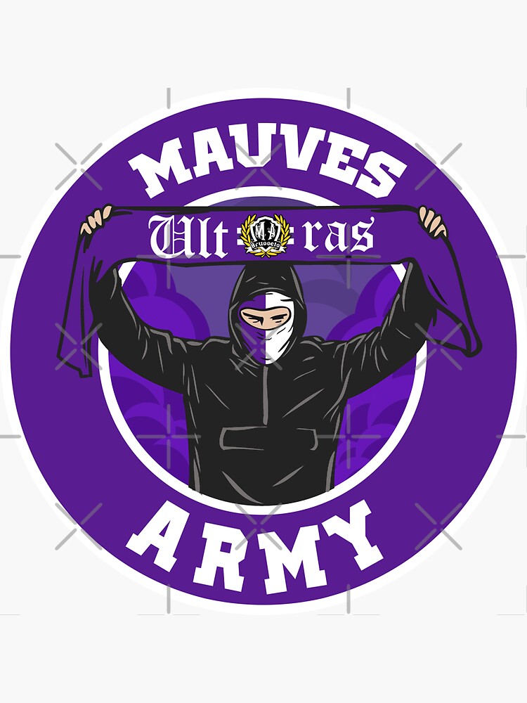"Mauves Army 2003 - Ultras RSCA" Sticker for Sale by Muss 86 | Redbubble