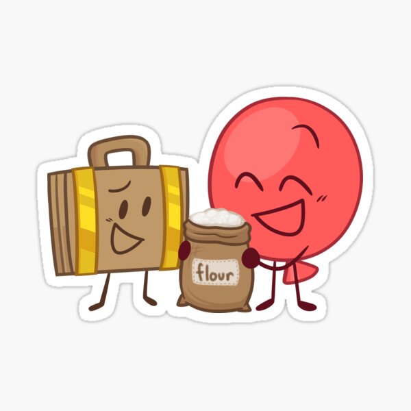 "Suitcase and Balloon (Inanimate Insanity)" Sticker for Sale by ...