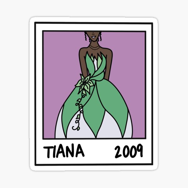 "Princess Tiana Picture" Sticker for Sale by Justdesignsco | Redbubble