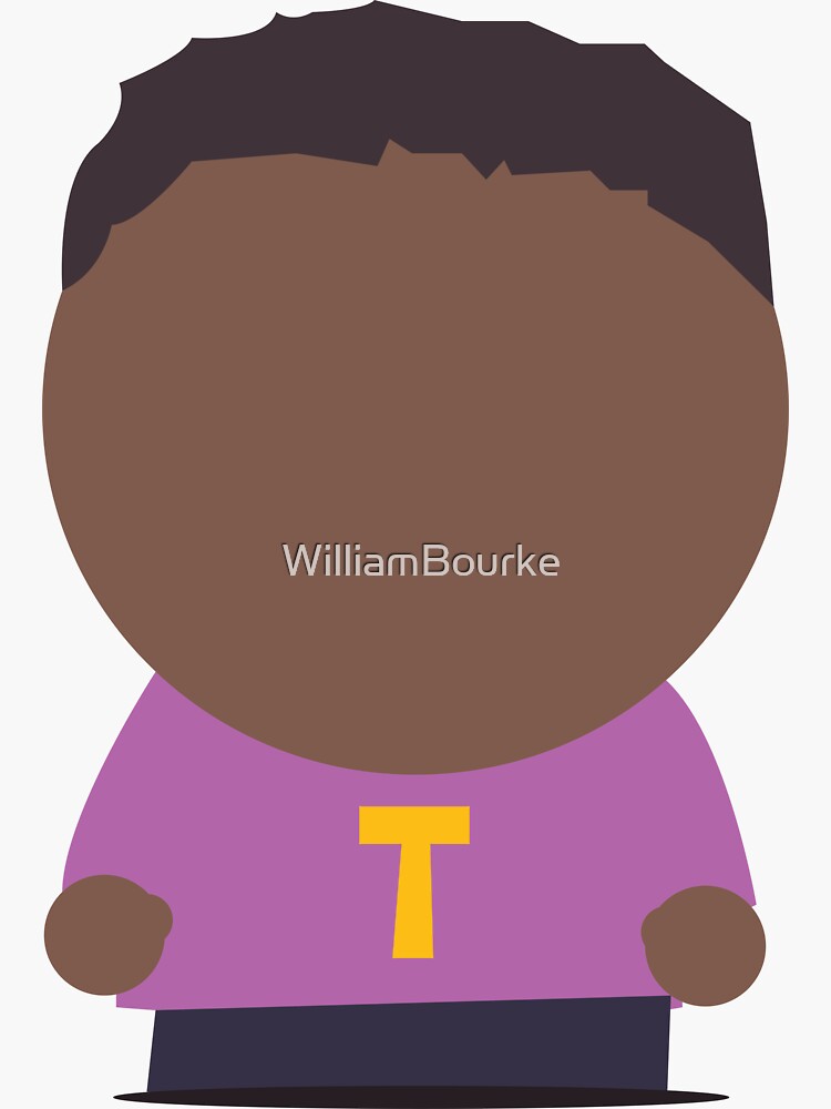"Token Black | South Park" Sticker for Sale by WilliamBourke | Redbubble