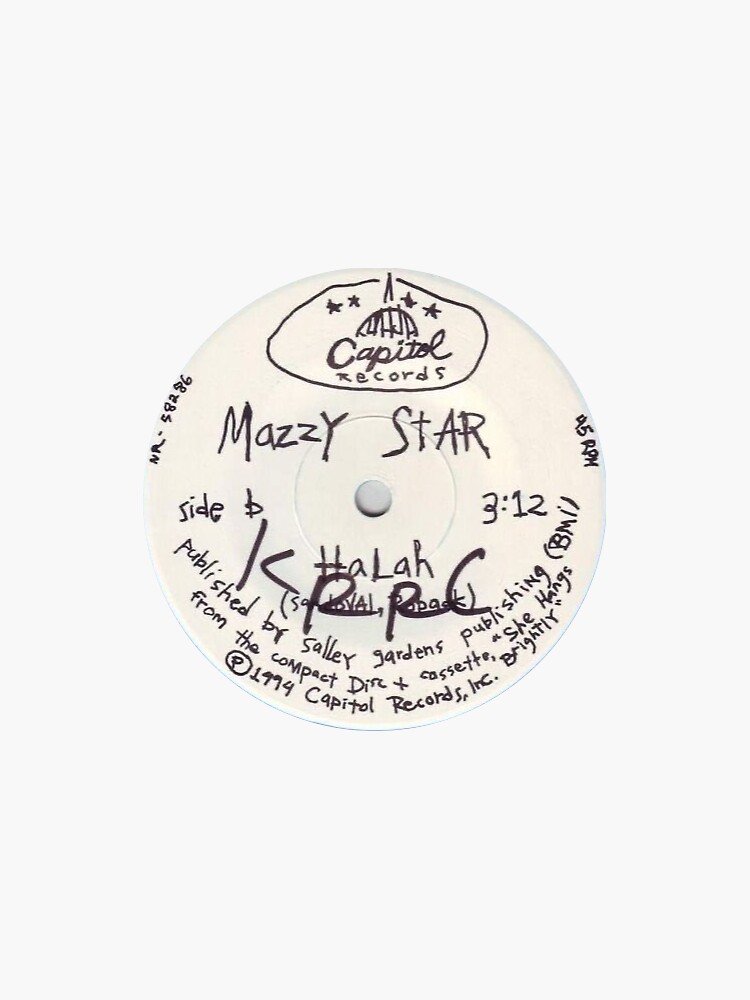 "mazzy star cd" Sticker by supernova-vibes | Redbubble