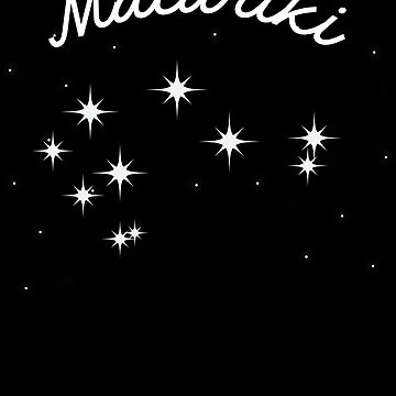 "Matariki Stars - Seven Sisters " Sticker for Sale by akmdesign | Redbubble