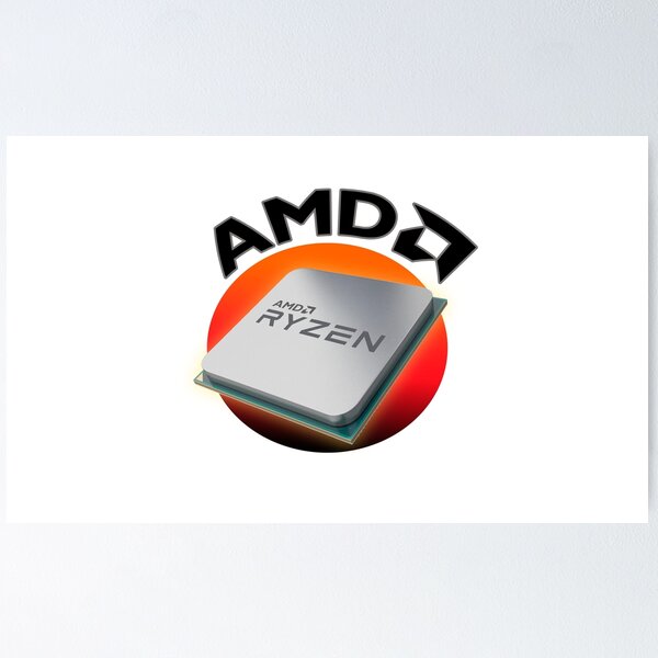 "RYZEN-AMD-teamAMD-new2023" Poster by israelsureda | Redbubble