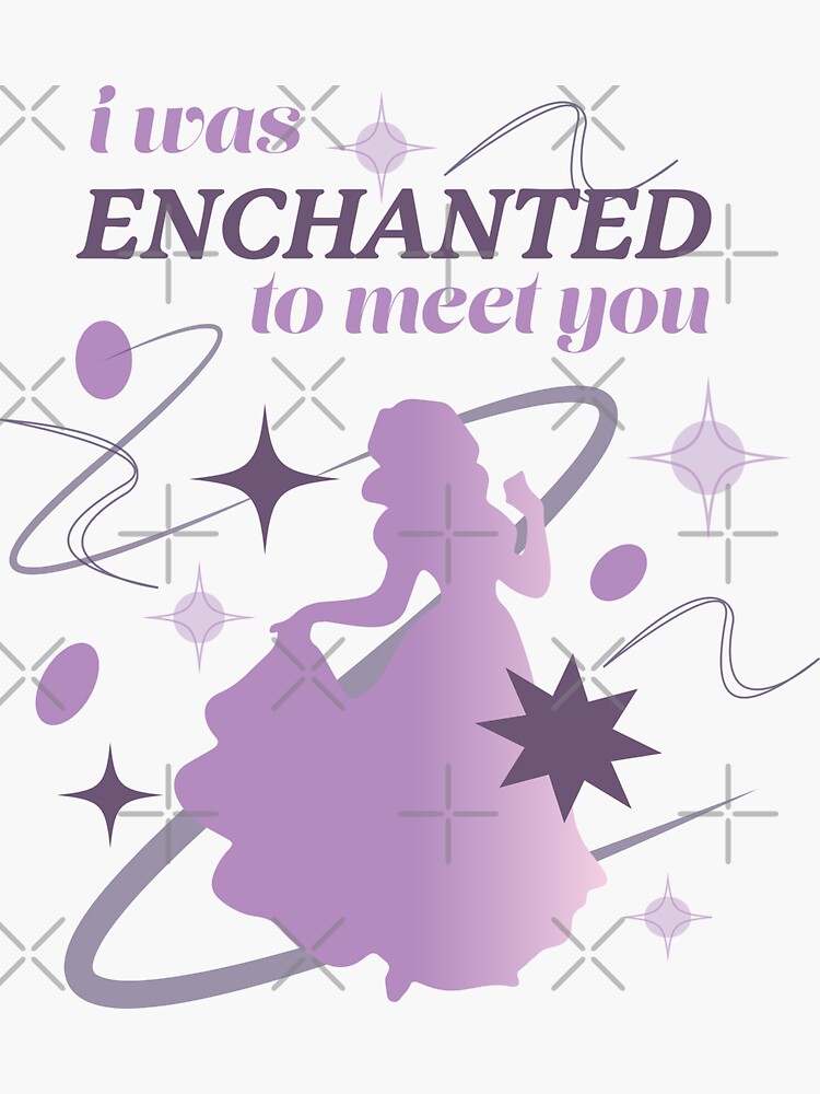 "Enchanted" Sticker for Sale by kumoeey | Redbubble