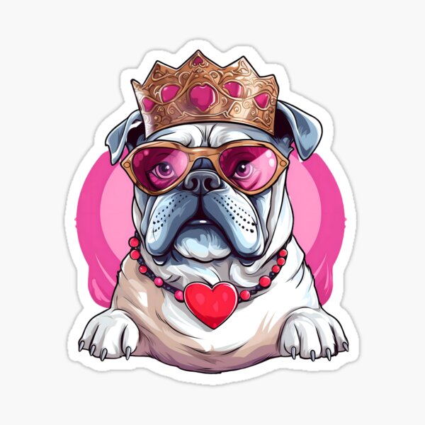 "Royal Woofer" Sticker for Sale by ImageEmporium | Redbubble