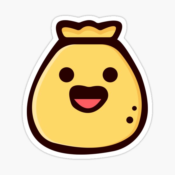 "Smiley face of a cute potato" Stickerundefined by ARVM | Redbubble