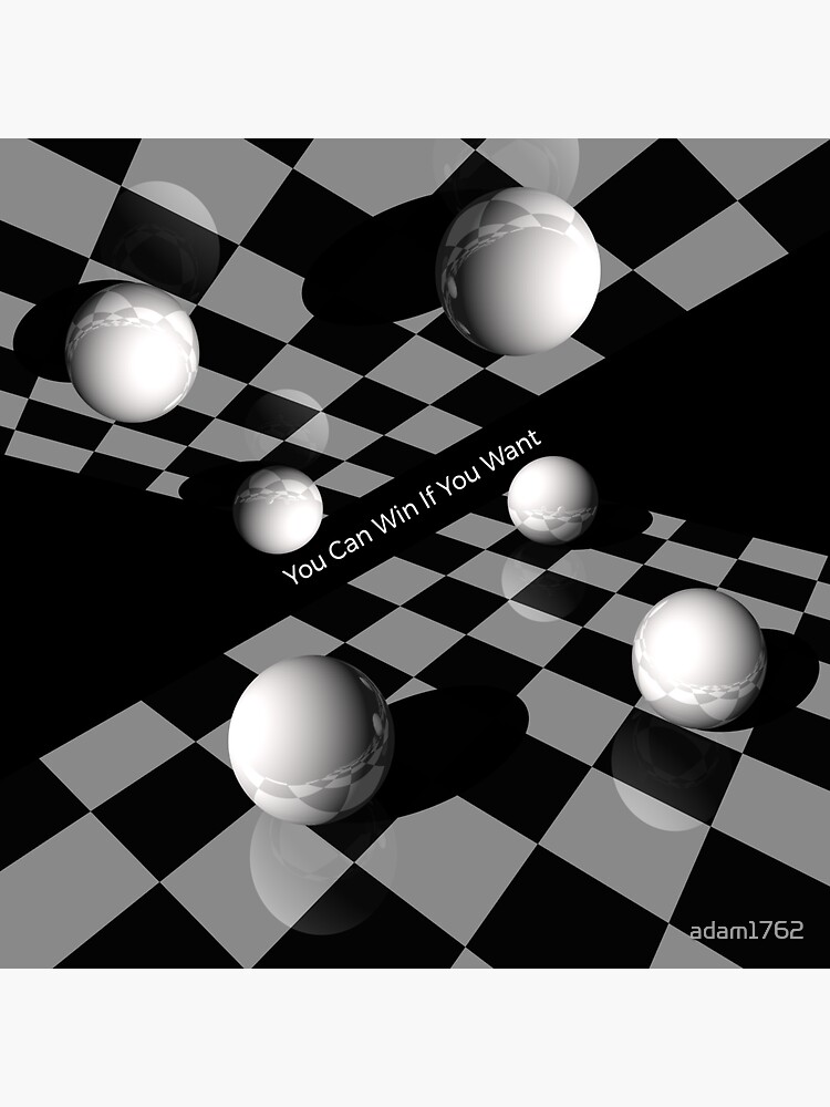 "You Can Win If You Want - v2" Sticker for Sale by adam1762 | Redbubble