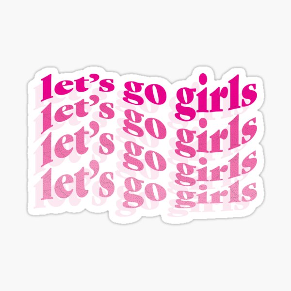 "Let's Go" Sticker for Sale by marissasiegel | Redbubble