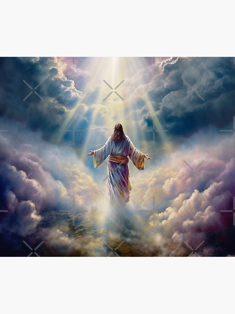 Jesus Rapture Art Smiling Jesus Paintings