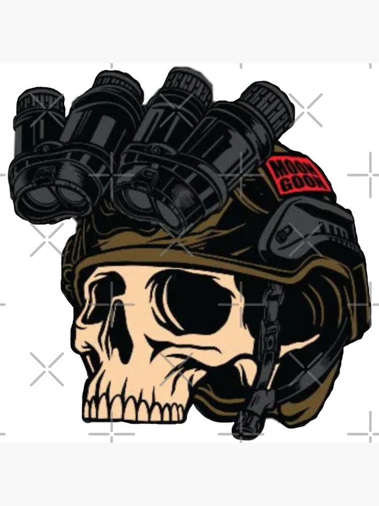 "Moon Goon Skull" Art Board Print for Sale by TaxThisFedBoy | Redbubble