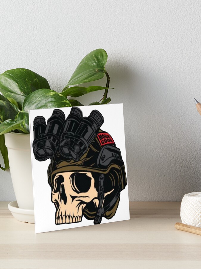 "Moon Goon Skull" Art Board Print for Sale by TaxThisFedBoy | Redbubble