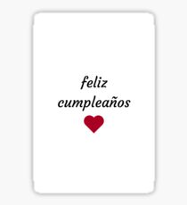Feliz Cumpleanos Stickers | Redbubble