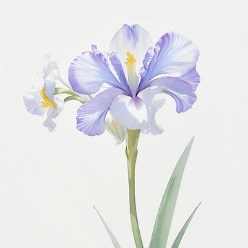 "February Iris Birth Flower - Elegance and Wisdom in Bloom ...