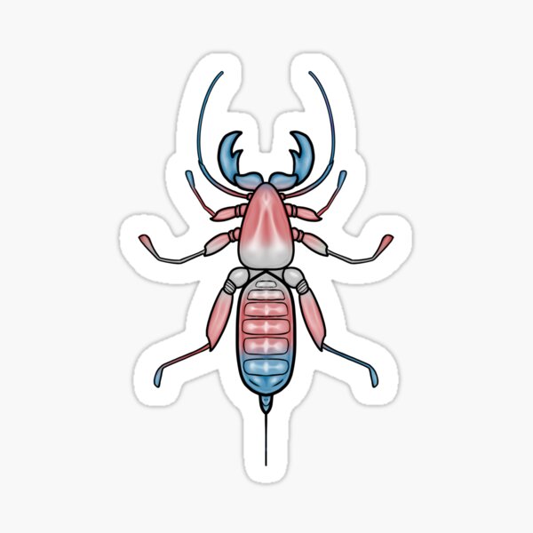 "LGBTQIA+ whiptail scorpion, trans edition " Sticker for Sale by ...