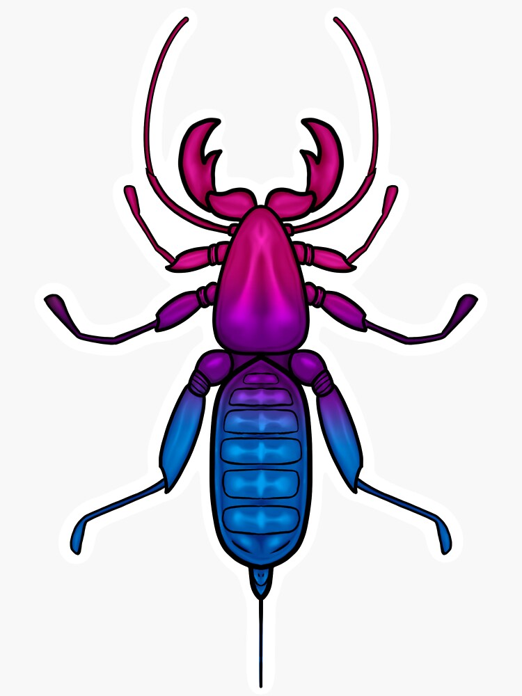 "LGBTQIA+ whiptail scorpion " Sticker for Sale by HopperWopper | Redbubble