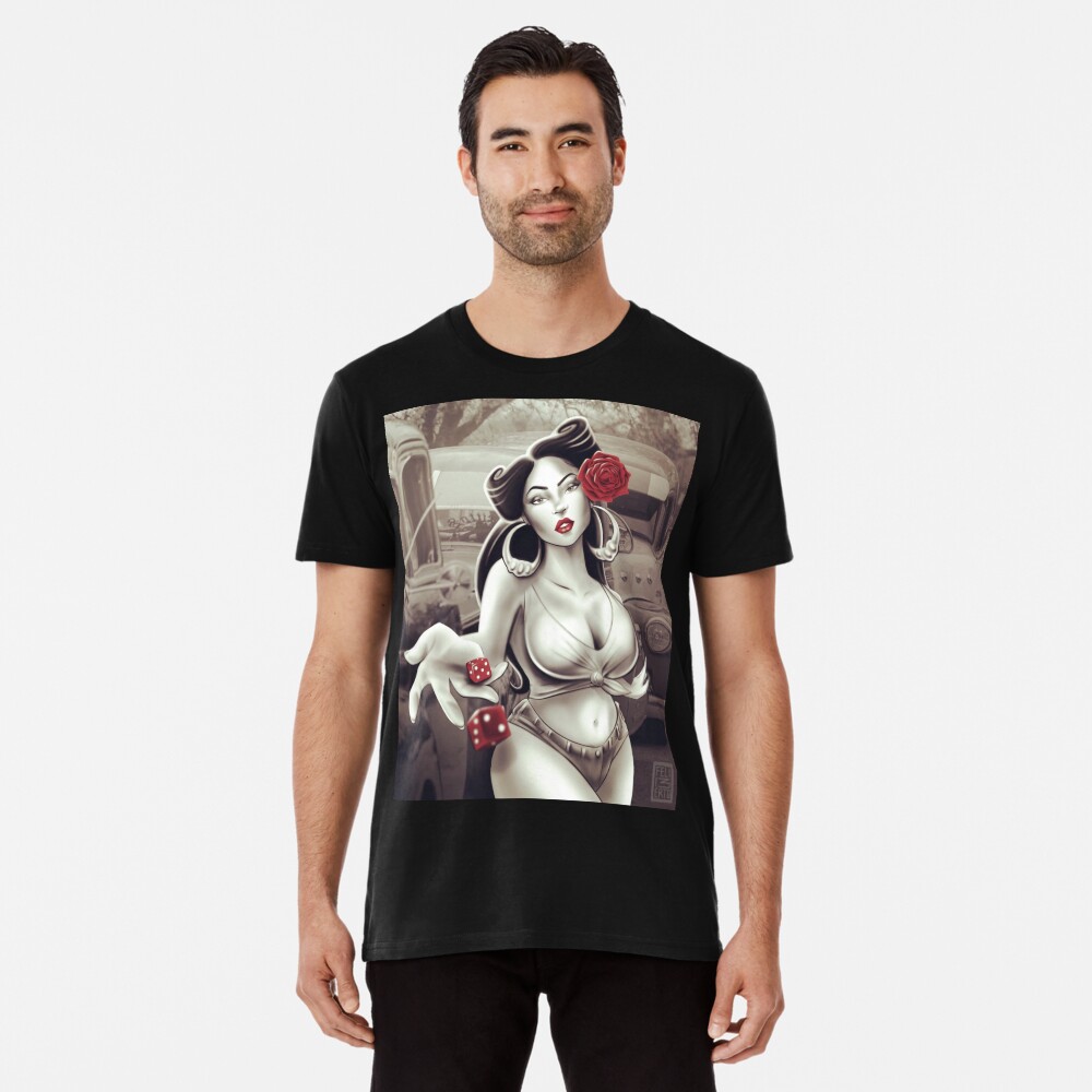 "Lady Luck" Sticker for Sale by Art by Feli13erto | Redbubble