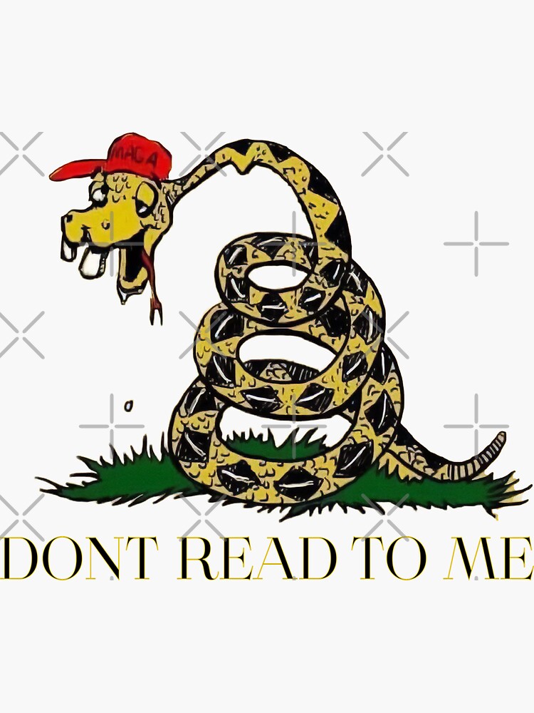 "Don't Read to Me " Sticker for Sale by ToyoTees | Redbubble