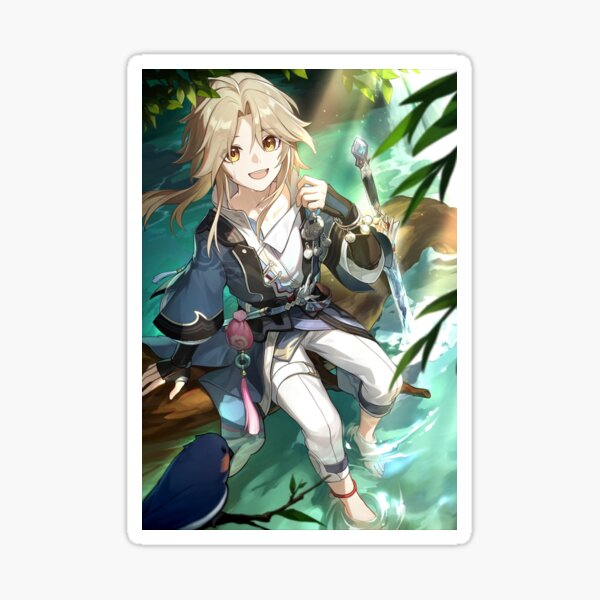 "Cute Anime Honkai Star Rail Yanqing " Sticker for Sale by SleepyShy ...