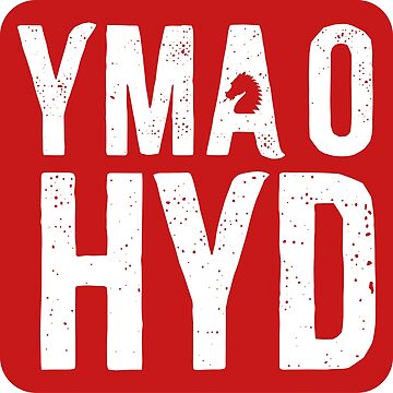"Yma o Hyd (Red)" Sticker for Sale by La-La-Lou | Redbubble