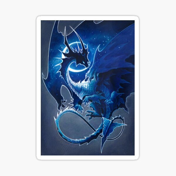 "moon rise" Sticker for Sale by drachenmagier | Redbubble