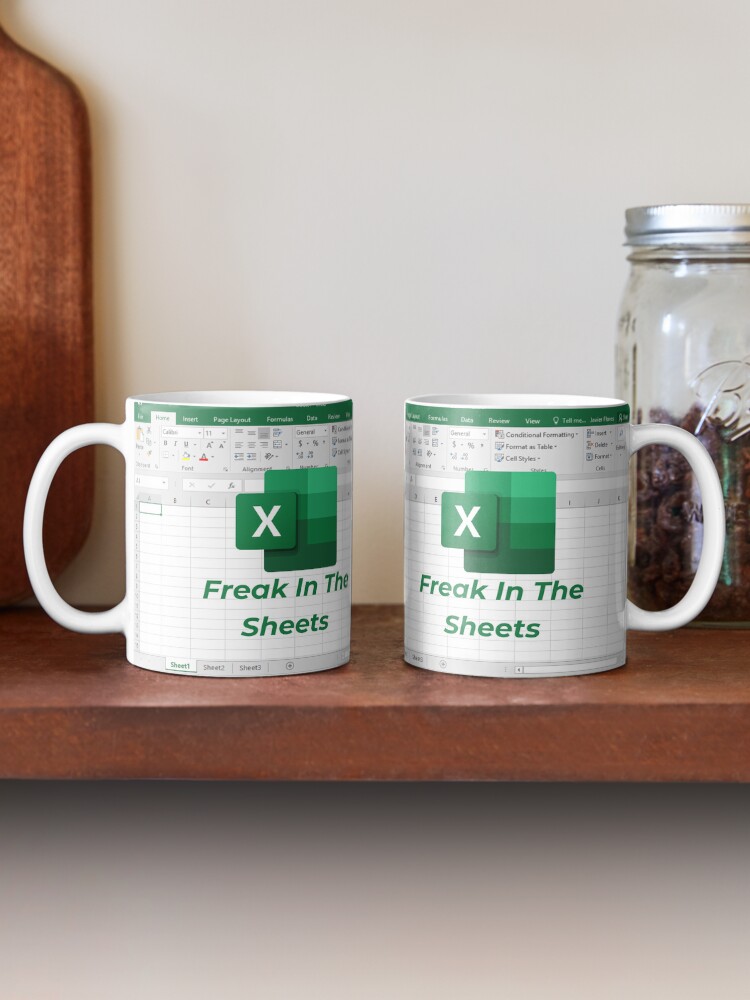 "FREAK IN THE SHEETS EXCEL FORMUL IN THE MUG" Coffee Mug for Sale by ...