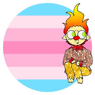 "Heat Miser Tranfem Flag" Sticker for Sale by TheGothDork | Redbubble