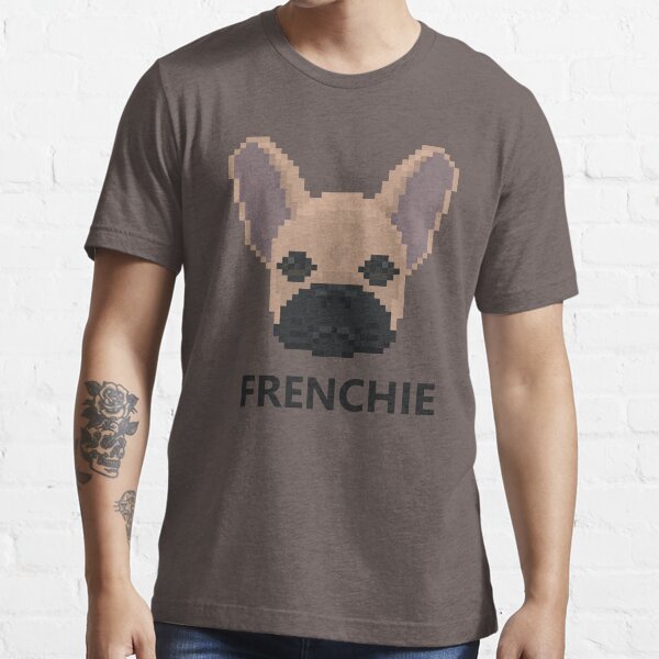 "'Frenchie' Pixel Art" T-shirt for Sale by raemay | Redbubble | french ...