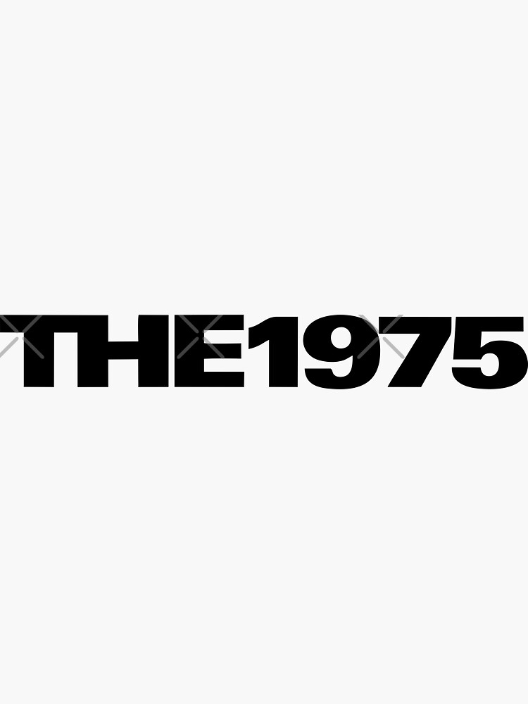 "The Year of 1975" Sticker for Sale by khanjagla | Redbubble