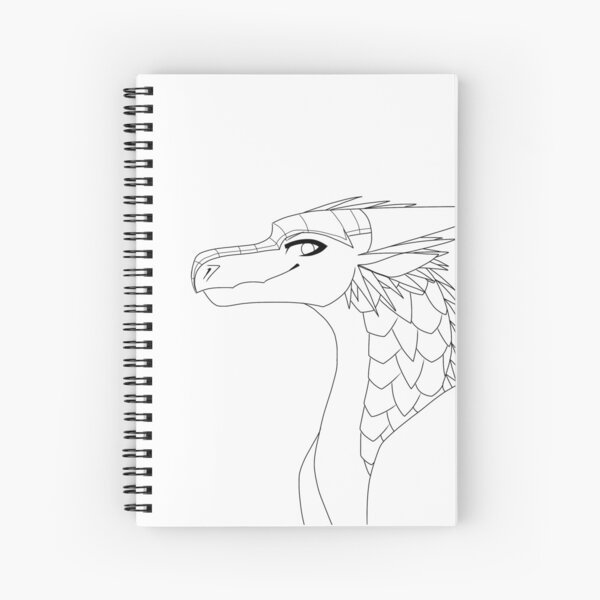 "Color-It-In IceWing" Spiral Notebook by Sahel-Solitude | Redbubble