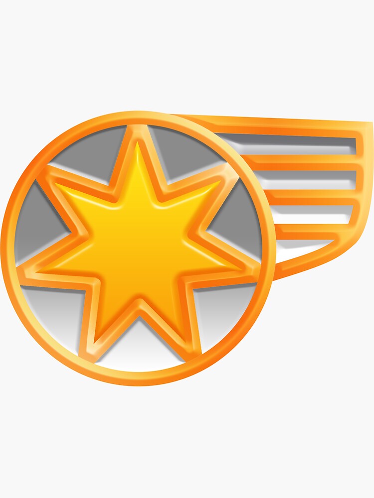 "Sky Captain Uniform Badge - Captain Mack" Sticker for Sale by Captain ...