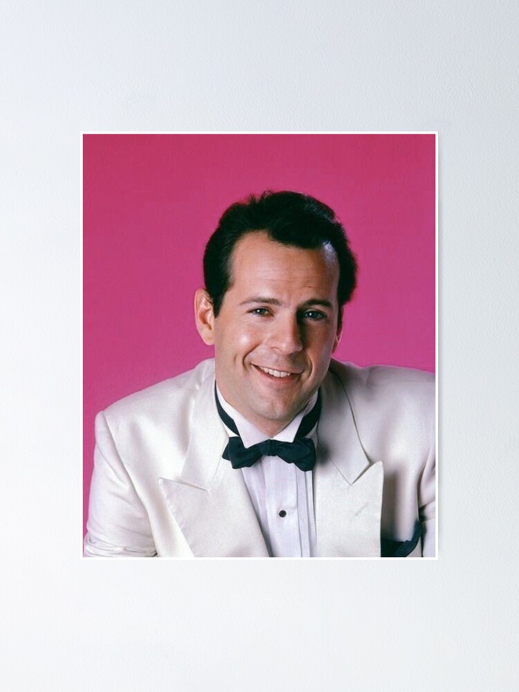 "Bruce Willis Fanart" Poster by Hamamiss | Redbubble