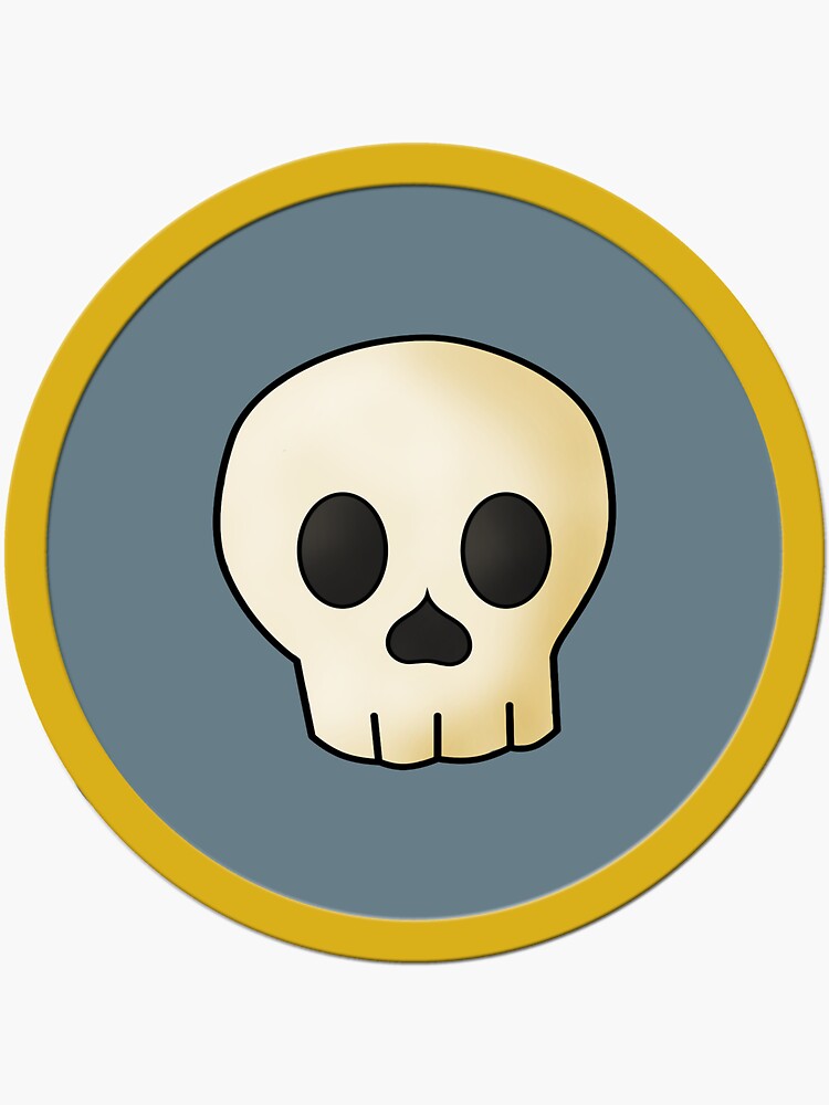 "Questionable Merit Badges - Necromancy" Sticker for Sale by mxminty ...