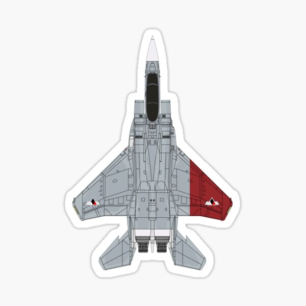 "Ace Combat Galm Team Pixy F-15C" Sticker for Sale by YogaGear | Redbubble