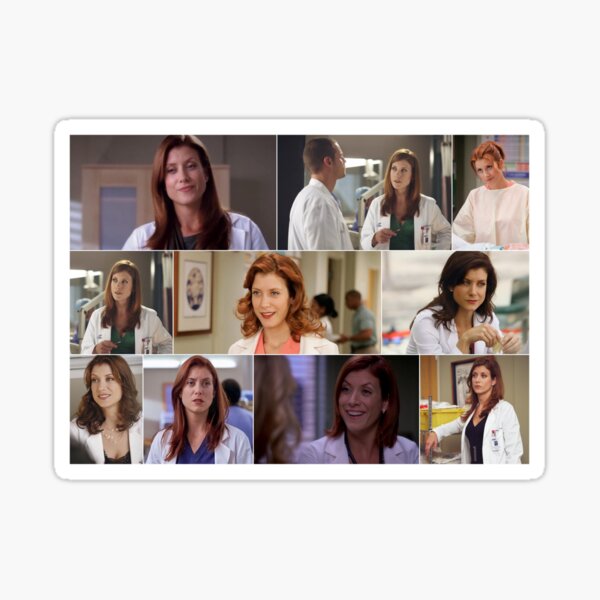 "Addison Montgomery Collage" Sticker for Sale by LaurensAnatomy | Redbubble