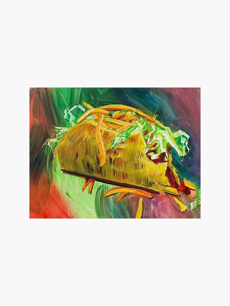 "Taco Tuesday Art Work and Patterns" Sticker for Sale by steveothehero ...