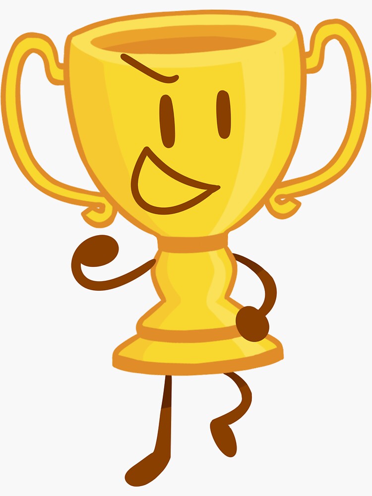 "Trophy (Inanimate Insanity)" Sticker for Sale by PuppyRelp | Redbubble