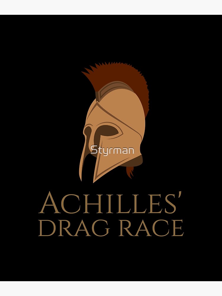 "Achilles Trojan War - Ancient Greek Mythology - The Iliad" Poster for ...