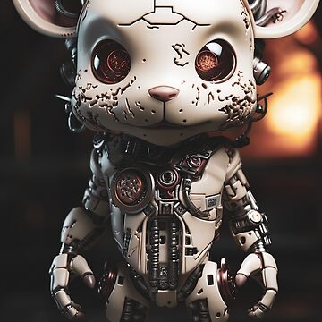 "Cyborg Zombie Rat" Sticker for Sale by NBazilenco | Redbubble