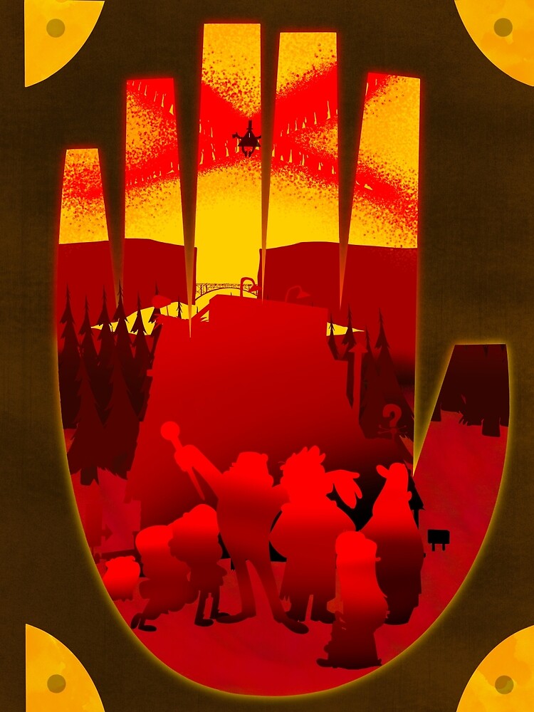 "Gravity Falls, Weirdmageddon Journal Poster." Art Print for Sale by ...