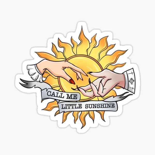 "Call Me Little Sunshine Ghost - The Band Ghost" Sticker for Sale by CosmicWitch616 | Redbubble