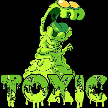 "Toxic Monster" Sticker for Sale by ThomasKadmon | Redbubble