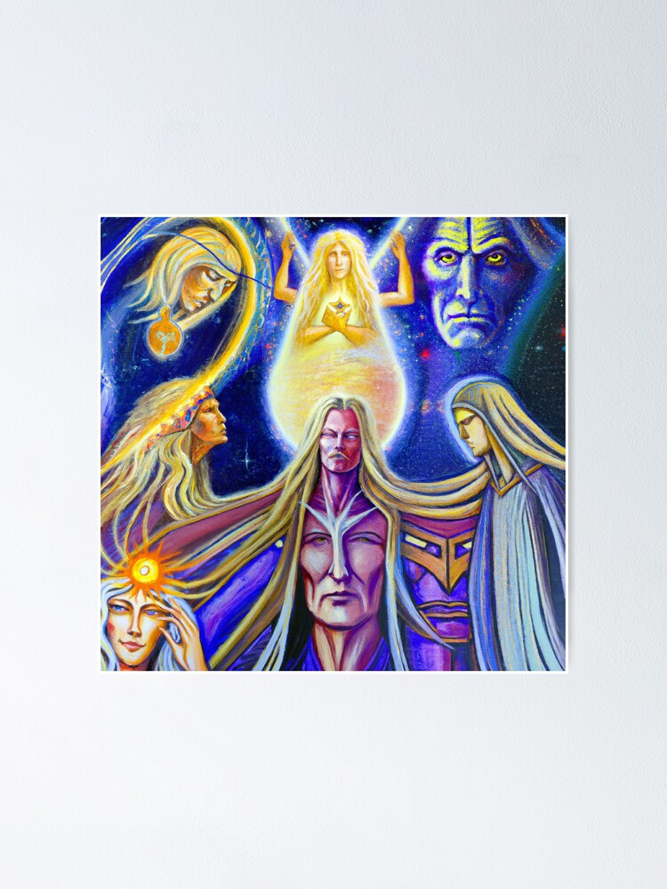 "The New Age of Ashtar Sheran and the Higher Beings" Poster for Sale by ...